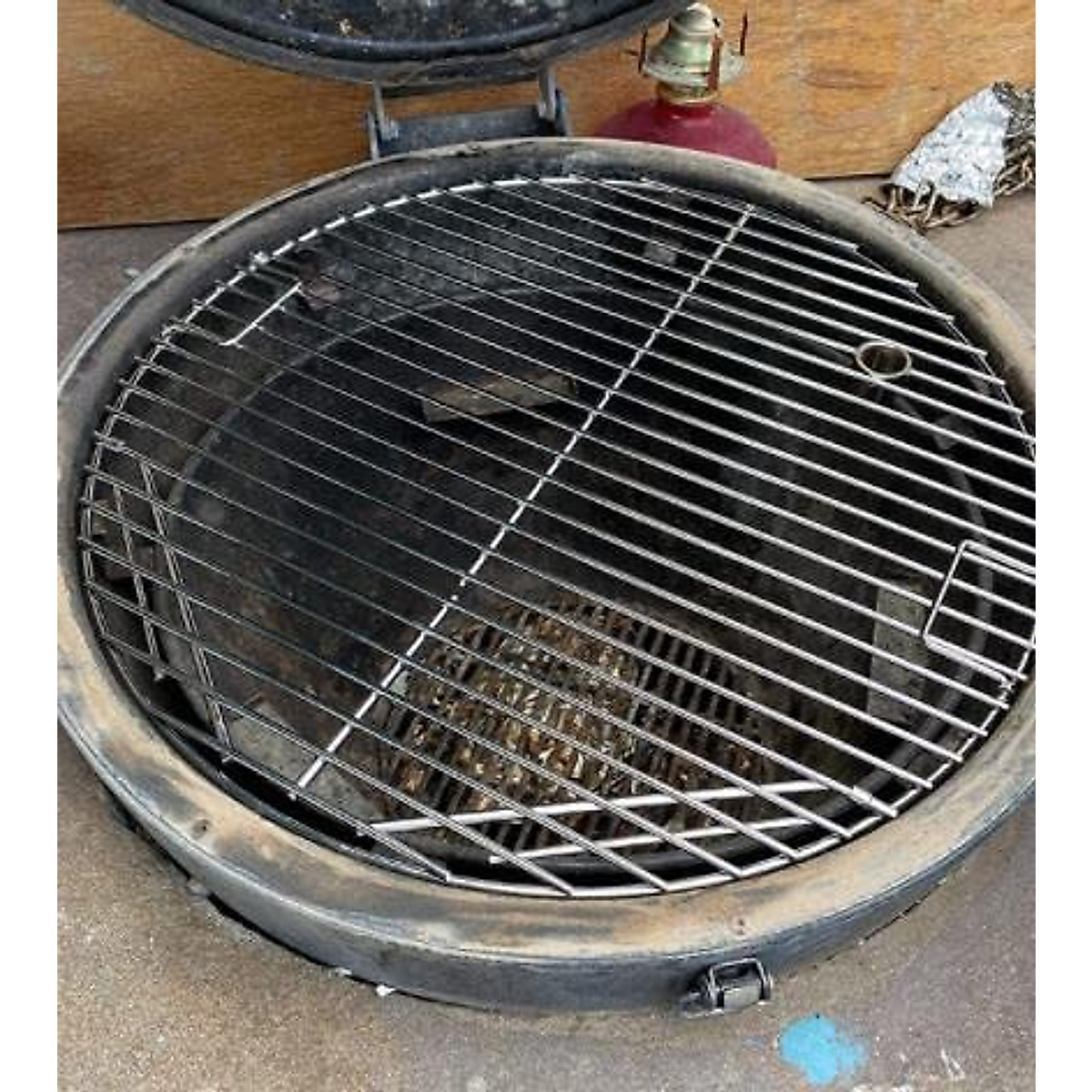 ZHOUWHJJ BBQ Stainless Steel 19.5 Inches Round Cooking Grate Cooking Grid Fit for Akorn Kamado Ceramic Grill and Other Grills