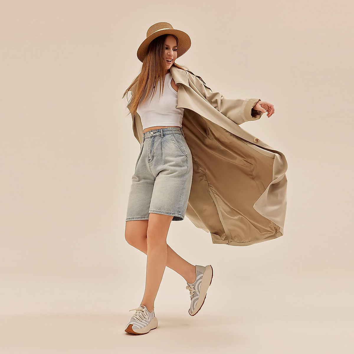 UIN Women's Platform Walking Shoes Casual Comfortable Art Painted Travel Fashion Sneaker Brava Ⅱ Galaxy White (6)