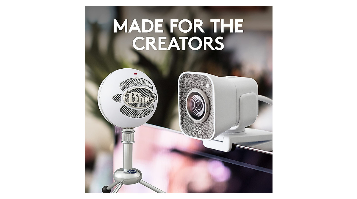 Logitech StreamCam & Blue Snowball Microphone Bundle | Full HD 1080p