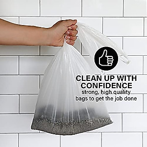 Pet Zone Universal No-Touch Cat Litter Bags, Kitty Litter Bags & Waste Bags (Litter Bags, Pet Waste Bags Great for Cat Litter Boxes, Automatic Cat Litter Box, and Self Cleaning Cat Litter Box) 12 Pack