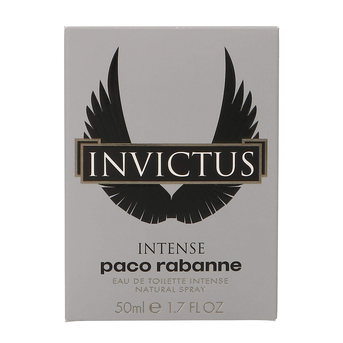 Paco Rabanne Invictus Intense Fragrance For Men - Spicy, Woody And Fresh Scent - Stands For Power, Victory And Pride - Notes Of Orange Blossom And Amber - Perfect For The Outdoors - Edt Spray - 1.7 Oz