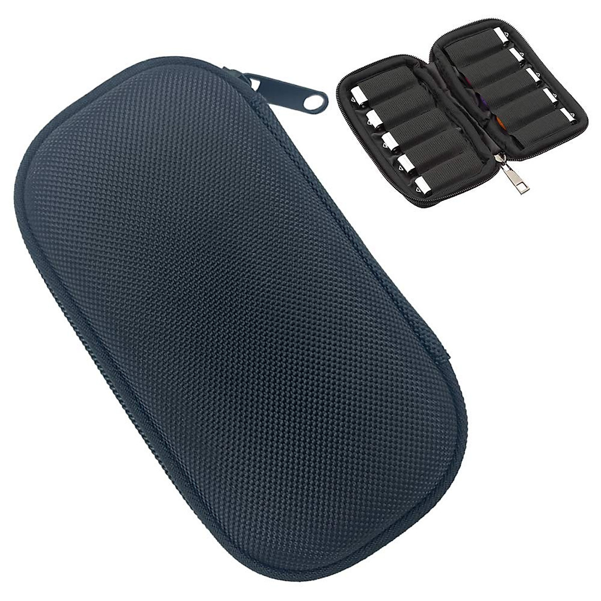 USB Flash Drive Case, JBOS EVA Hard Storage Bag Electronic Accessories Organizer Holder for Flash Drive Carry Case for USB Drive/Thumb Drive/Pen Drive/Jump Drive (Black)