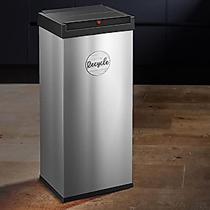 BabyPop! Recycle Trash Can Combo, Recycle Magnet for Trash Can, Garbage Recycle Bin Combo, Trash Recycle Bin Combo, Farmhouse Rustic Design