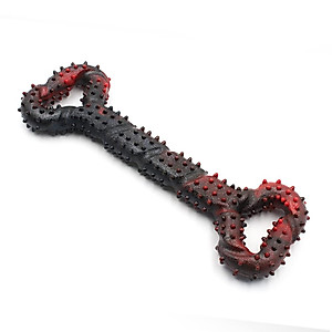 AMOMI PET Dog Toys for Aggressive Chewers Large Dog Toys with Convex Design Natural Rubber Tug-of-war Toy for Energetic Dogs Medium Large Dogs Tooth Clean