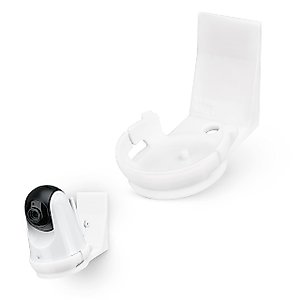 BRAINWAVZ Adheasive Wall Mount for VAVA Baby Monitor Camera (VA-IH006) Shelf - No Screws, Easy to Install, No Mess, Strong Mount Holder, White
