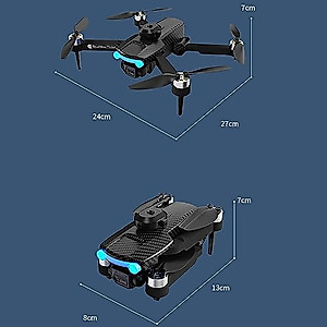 RKSTD Foldable FPV RC Drone, Voice Gesture Control RC Quadcopter, With HD WiFi Camera, Auto-hover, Waypoint Flying, Fixed Altitude, Suitable For Adults Beginners And Children