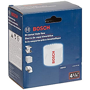 BOSCH HB425 4-1/4 In. Bi-Metal Hole Saw , White