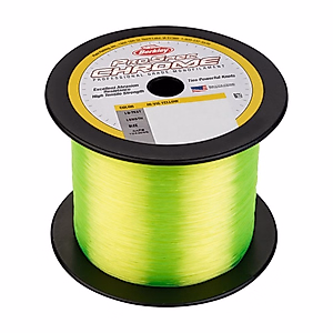 Berkley ProSpec® Chrome, Hi-Vis Yellow, 20lb | 9kg, 3000yd | 2743m Monofilament Fishing Line, Suitable for Saltwater Environments