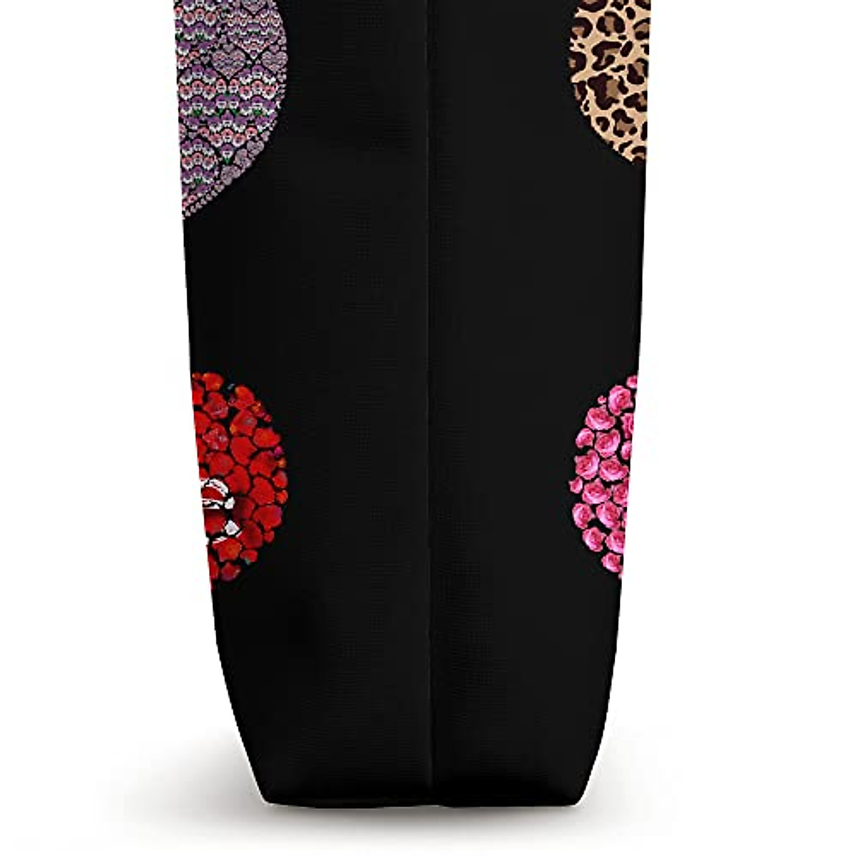 Bear Hearts Pattern Red Plaid Leopard Floral Valentines Day Tote Bag