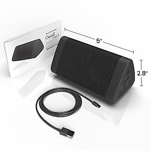 Cambridge Soundworks OontZ Upgraded Angle 3 Shower Plus Edition with Alexa, Waterproof Bluetooth Speaker, 10 W, Loud Crystal Clear Sound, Rich Bass, 100ft Wireless Range, Perfect Shower Speaker