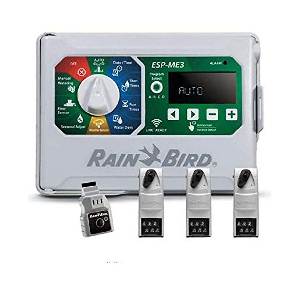 Rain-Bird Controller Indoor Outdoor Lawn Irrigation Sprinkler Timer ESPME3 (+ WiFi + 3 Modules)