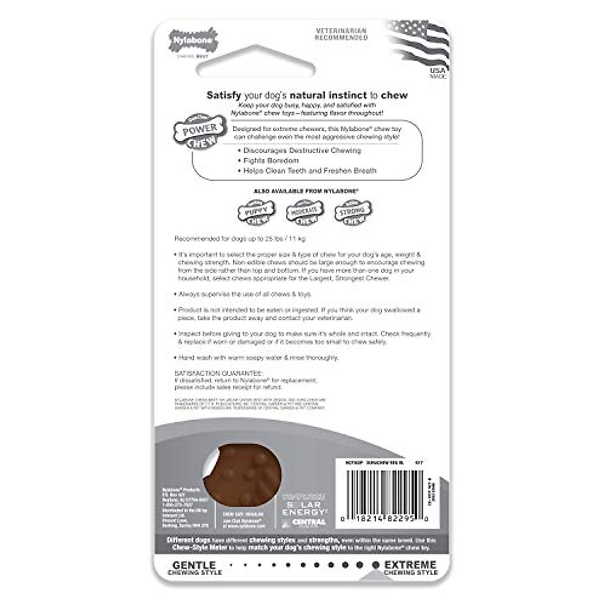 Nylabone Dura Chew Power Chew Textured Bone Flavor Medley Small/Regular (1 Count)