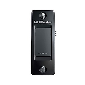 LiftMaster 883LMW Wall-Mounted Wired Push Garage Door Opener and Doorbell Button with Light Button