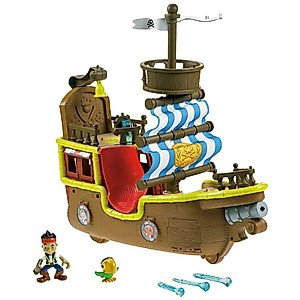 Fisher-Price Disney's Jake and The Never Land Pirates - Jake's Musical Pirate Ship Bucky [Amazon Exclusive]