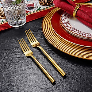 KEAWELL 20-Piece Flatware set (Mirror Silver)