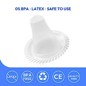 120X Ear Thermometer Probe Covers, for All Braun Thermometer Ear Covers, Lens Filters, Refill Caps, 0% BPA Disposable Covers