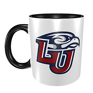 FASEDATE Liberty University-Logo Large Ceramic Coffee Mug, Big Tea Cup For Office And Home,Reusable Cup For Coffee Or Tea | On-The-Go | Portable., One Size
