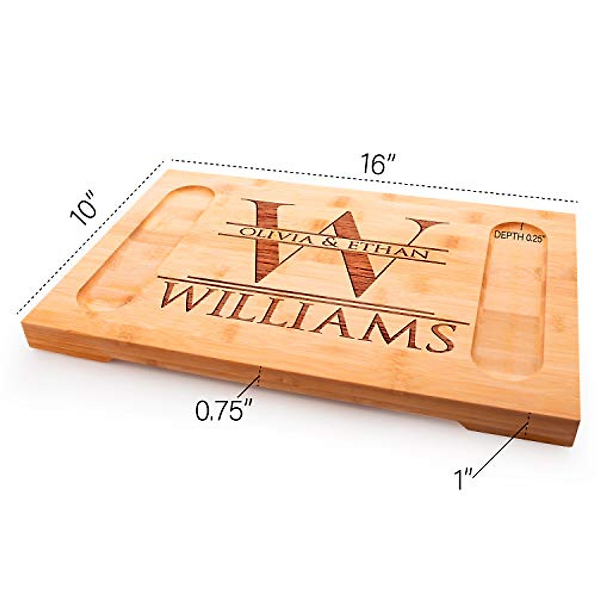 Elegant Wedding Gift, Personalized Charcuterie Board w/ 12 Elegant Design, House Warming Presents for New Home, Bamboo Cheese Board, Gift for Women, Custom Engraved Cutting Board, Wine Lovers