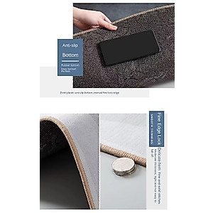 Qmkmyy Simple Fashion Leopard Area Rug 6'x9' for Living Room Tiger Pattern Pink Bedside Rugs Low Pile Lightweight Entryway Mats