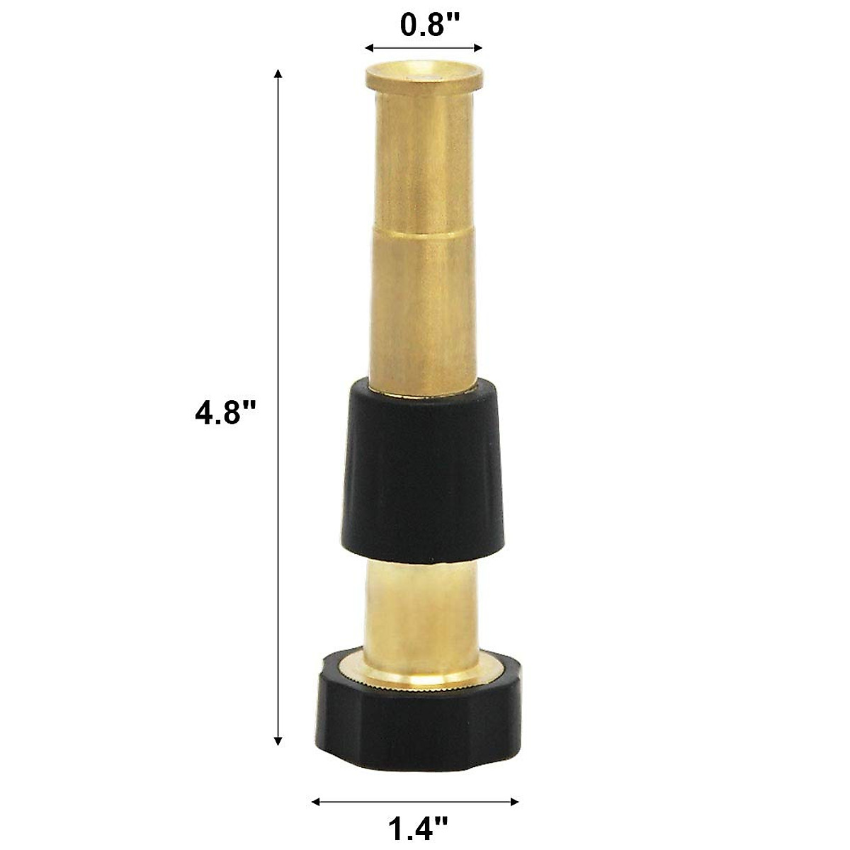 Twinkle Star Heavy-Duty Brass Adjustable Hose Nozzle, TWIS3452