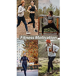 4 Pack Leggings for Women - High Waisted Tummy Control Soft No See-Through Black Yoga Pants for Athletic Workout