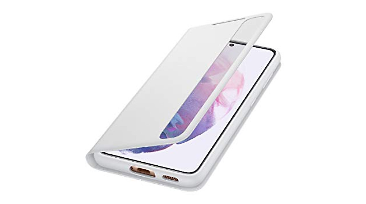Samsung Galaxy S21 S-View Flip Cover Gray | Slim, Secure & Protective