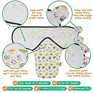 Baby Swaddle Blanket Wrap for Newborn Boy & Girl - Baby Swaddles 0-3 Months - Velcro Swaddle - Baby Swaddlers - Adjustable Infant Swaddling Blankets - Baby Swaddle Sleep Sacks - Infant Swaddle Warp