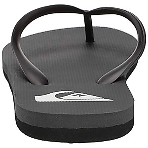 Quiksilver Men's Molokai 3 Point Flip Flop Sandal, Grey 1, 10