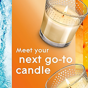 Glade Candle Jar, Air Freshener, Coastal Sunshine Citrus, 3.4 oz, 2 Count