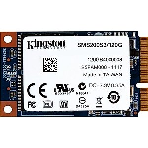 Kingston Ssdnow Ms200 120 Gb Internal Solid State Drive . Mini. Sata . 550 Mbps Maximum Read Transfer Rate . 520 Mbps Maximum Write Transfer Rate "Product Type: Storage Drives/Hard Drives/Solid State Drives"