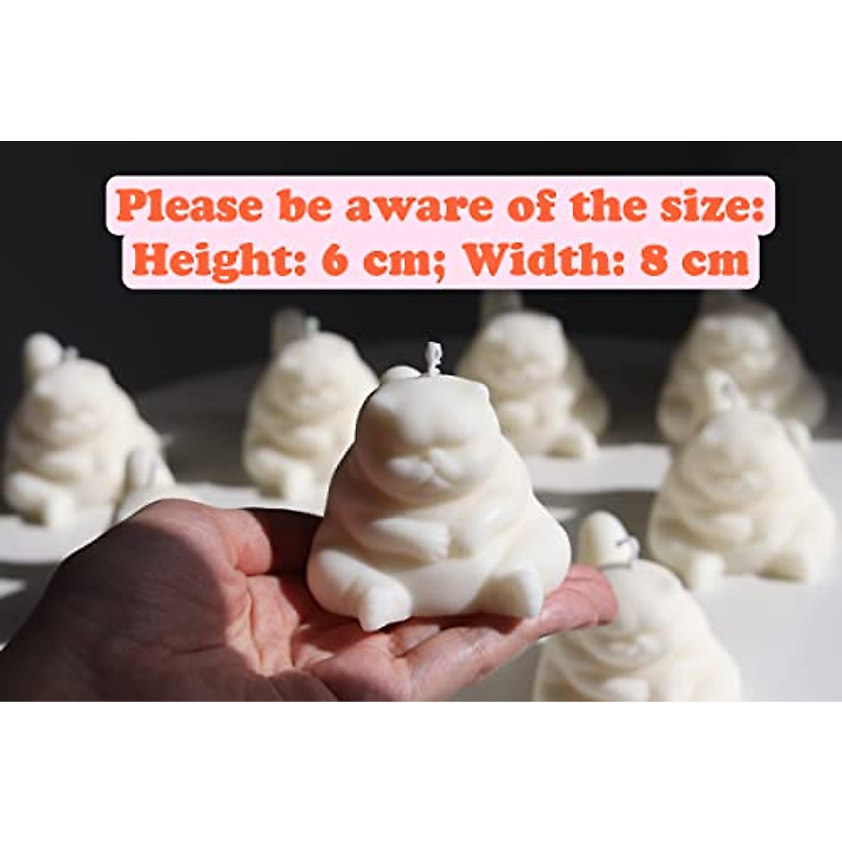 Brighter Sky Grumpy Cat Candle, Natural Premium Soy Wax, French Vanilla, Aesthetic Candles, Gift Ideas, Candle Décor, Gift for Her, Candle Gift, Gift for Friend, Decorative Candles (Green)