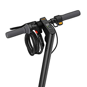 Segway Ninebot 5-Digit Combination Cable Lock for Bikes and Scooters, Black, Large