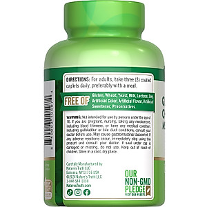 Nature's Truth Glucosamine Chondroitin MSM Complex | 90 Caplets | Double Strength Supplement | Non-GMO & Gluten Free