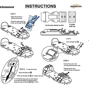 Osaava 47952 Gunite Spiked Shoes for Epoxy Floor Coating Installation 3/4” Short, Spikes Perfect for Applying Epoxy Garage Floors Shoes, Adjustable 6 Straps Full Assembled Sturdy (1 Pair)