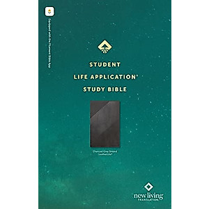 NLT Student Life Application Study Bible, Filament Enabled (LeatherLike, Charcoal Gray Striped, Red Letter)