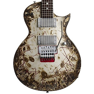 ESP Signature Series Richard Z Kruspe RZK-II Electric Guitar with Case - Distressed and Burnt