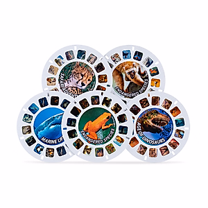 View Master Classic with Discovery Kids Reels - Metallic Viewfinder with 5 Reels Included - STEM, Retro, Nature Learning Toy for Kids and Adults, Toddlers, Ages 3+