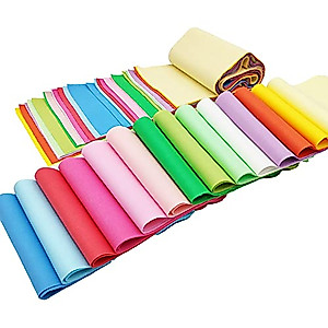 CJINZHI 28 Precut 3.94-Inch Jelly Rolls for Quilting, Cotton Fabric Strips with Solid Colors, Sewing Pattern Collection for DIY Crafts.