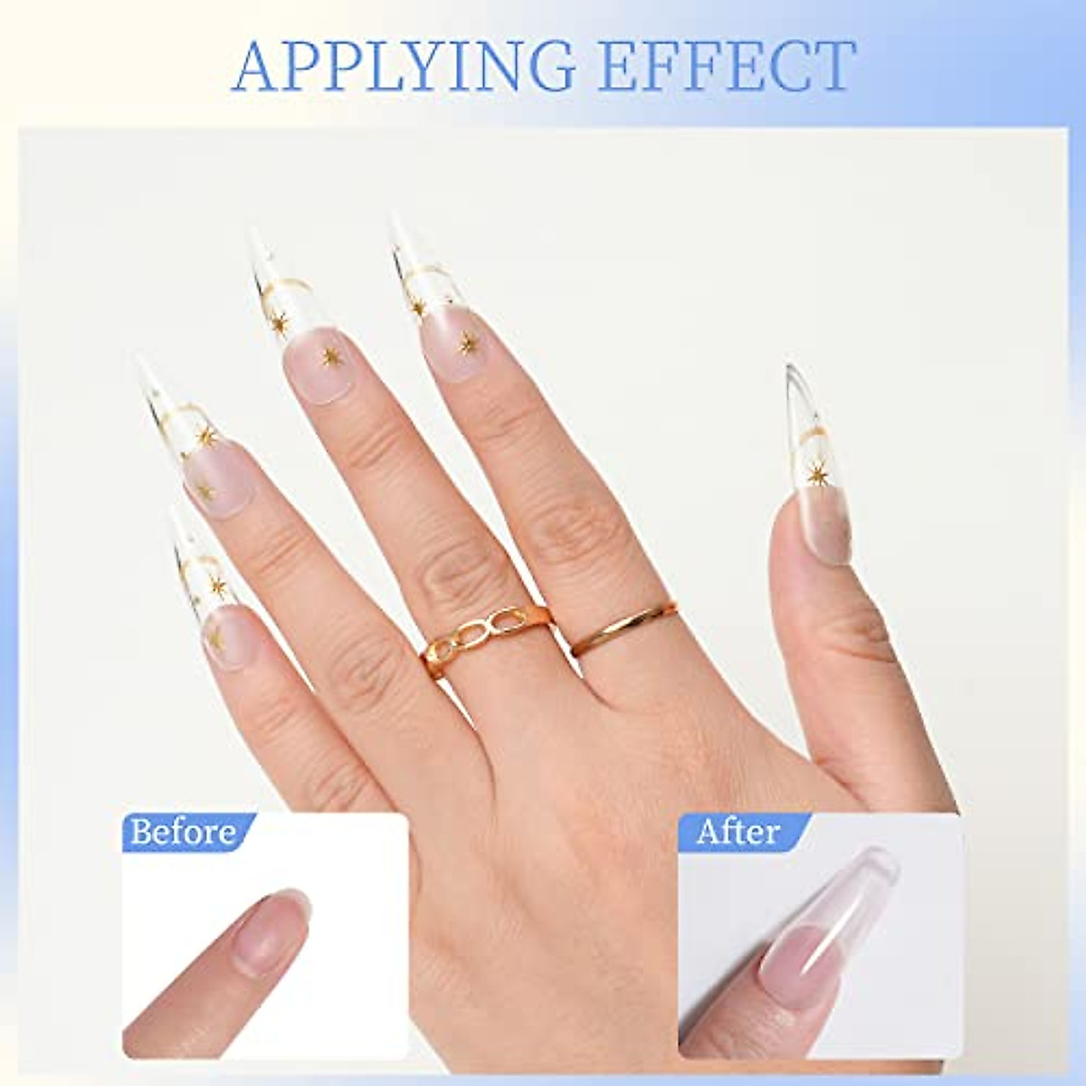 ROSALIND 4.2oz Clear Acrylic Nail Powder Clear Nail Acrylic Powder for Nail Acrylic Extension Professional Polymer Nail Acrylic Powder Clear Nails carving French Nail Extension, No Nail Lamp Needed