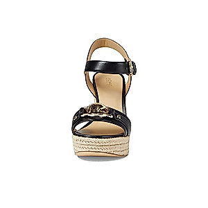 Michael Kors Rory Wedge Espadrille Black 9 M