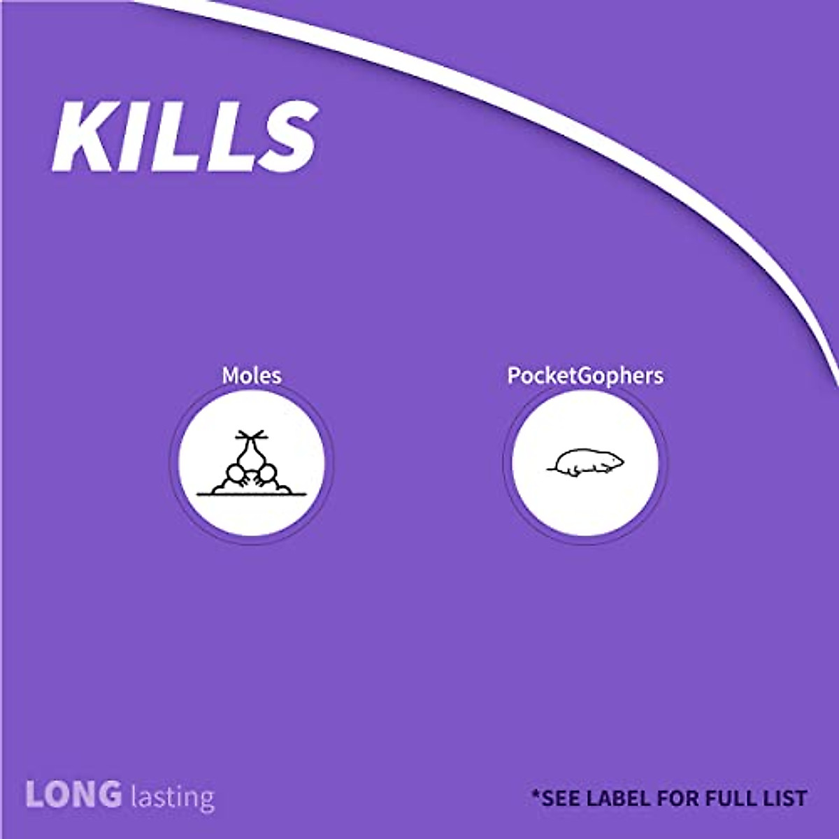 REVENGE Moletox Mole & Gopher Killer Poison Bait Granules, 1 lb. Ready-to-Use Control for Pocket Gophers in Lawn