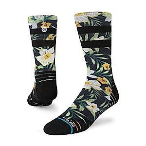 Stance Terrace Crew Socks (Large, Black)
