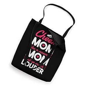Cheer Mom Design for Cheerleader and Cheerleading Mother Tote Bag