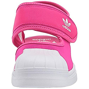 adidas Originals Kids Superstar 360 Sandals, Shock Pink/White/White, 8.5 US Unisex Toddler