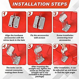 2 Pieces Safety Convex Mirror Traffic Mirror Corner Mirror Outdoor Security Mirror Blind Spot Mirror for Driveway Road Parking Lot Garage Warehouse, Tear off The Protective Film Before Use (24 Inch)