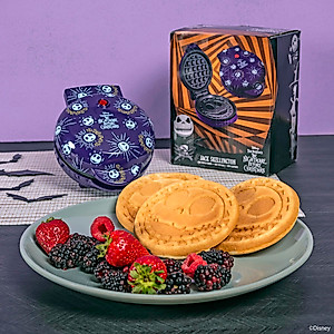 Uncanny Brands Nightmare Before Christmas Jack Skellington Mini Waffle Maker - Small Kitchen Appliance