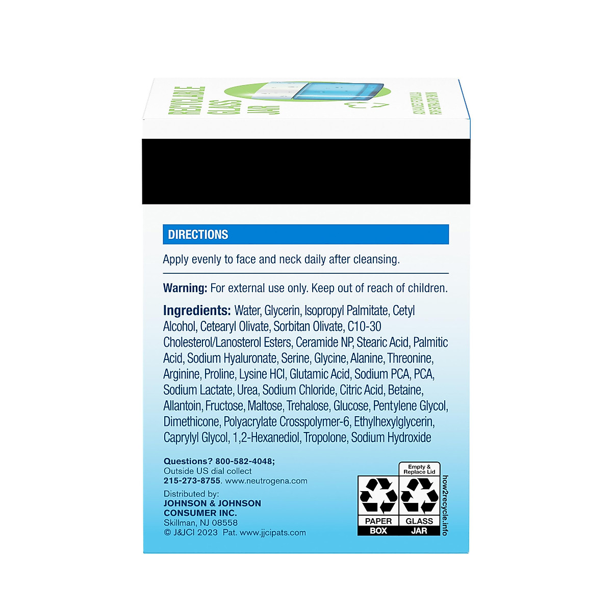 Neutrogena Skin Vitals Hydrating Duo, Hydro Boost Facial Cleanser, 7.8 fl. oz, & Hydro Boost Water Cream Face Moisturizer, 1.7 fl. oz, Fragrance Free Skincare with Hyaluronic Acid, 2 Items