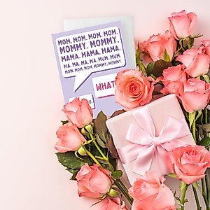 ALY LOU Mom Birthday Card For Mother, Wife Her, Thank you Grandma Stepmom Kawaii Greeting Card for Parents (Mom mom mom ...)