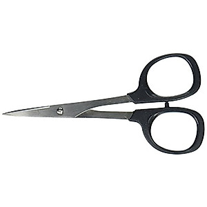 kai 4" Curved Tip Needlecraft Scissors, Black