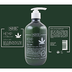 OM SHE Aromatherapy Hemp Seed Oil Conditioner - Color Care